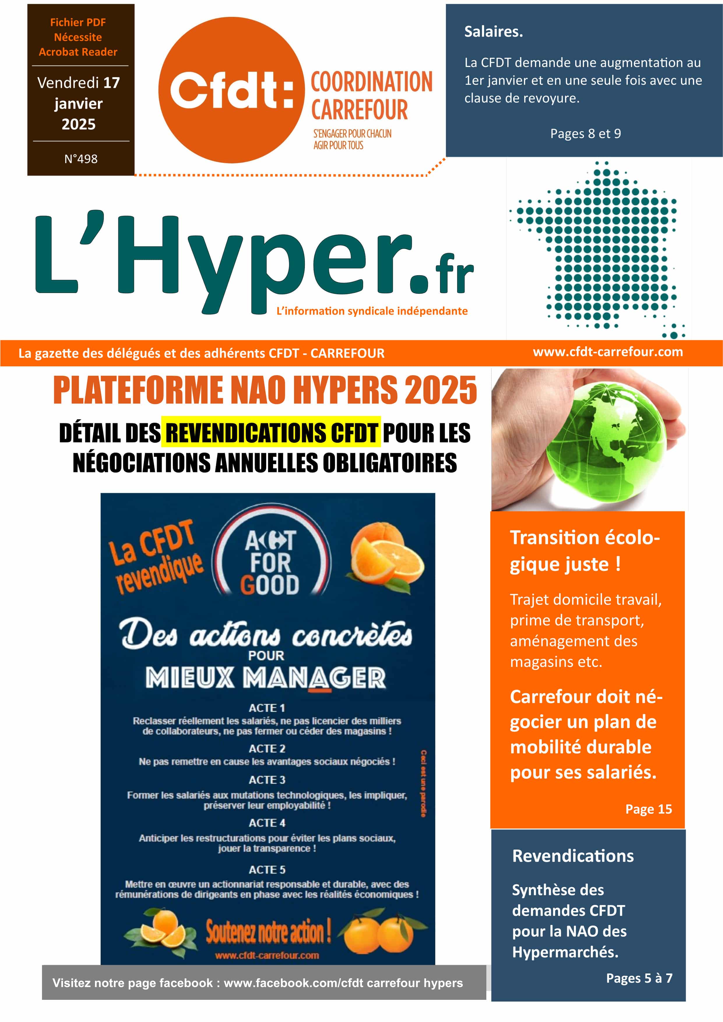 NAO 2025 Revendications CFDT: La plateforme revendicative - Cfdt ...